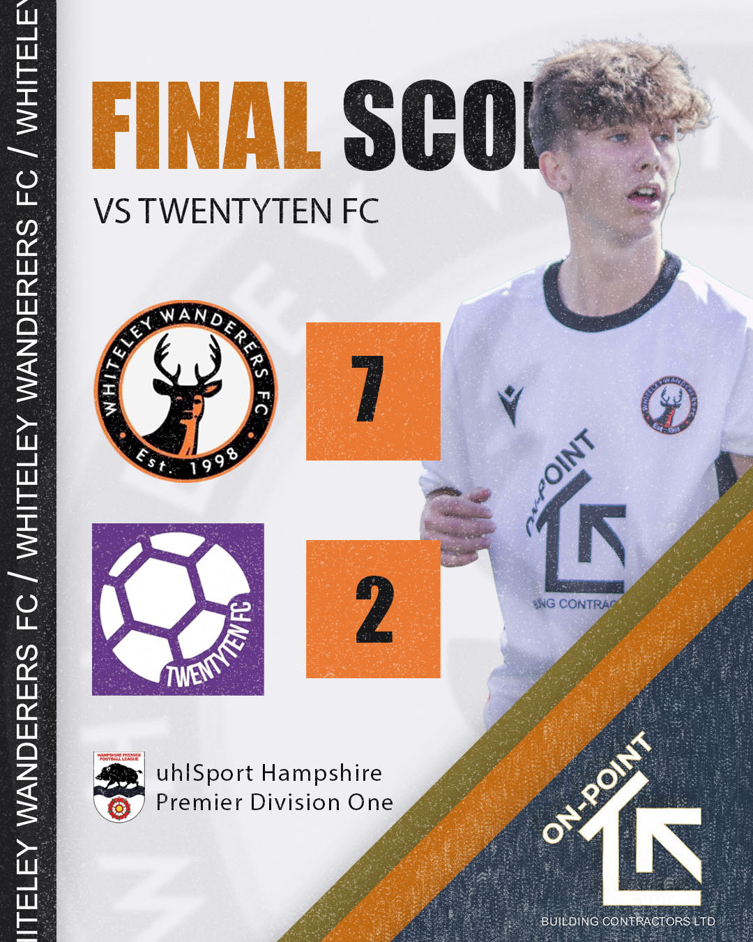 Match Review: Whiteley Wanderers (7) vs Twentyten (2) - Whiteley ...